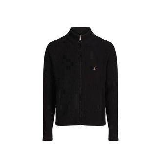 Vivienne Westwood Gilet mailles &agrave; col montant en laine et cachemire