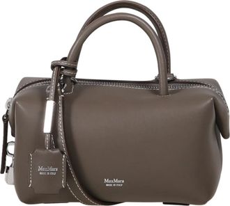 Max Mara Femme, Sacs, Brun, Taille: ONE Size Sac port&eacute; main Holdalls