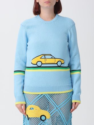 J.W.Anderson Baumwollpullover mit Rundhalsausschnitt und kontrastierendem Grafikprint