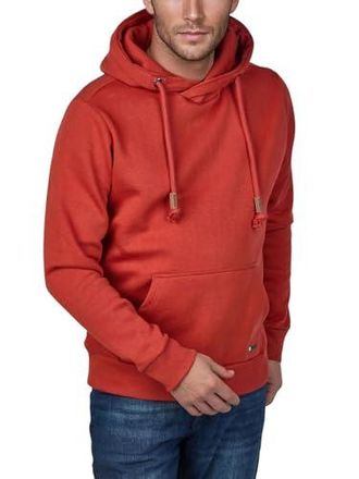 Riverso Pull &agrave; Capuche RIVJulian pour Homme - Sweat &agrave; Capuche - Poches Kangourou - Col crois&eacute; - Regular - Coton - Gris Vert Rouge Bleu Noir - S M L XL 2XL 3XL