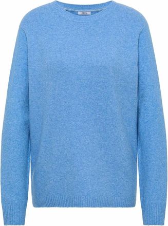 Cecil Strickpullover mit U-Boot-Ausschnitt - - Knitwear - Damen - Blau - XL