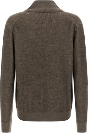 Brioni Mens Brown Cashmere Cardigan Clothing