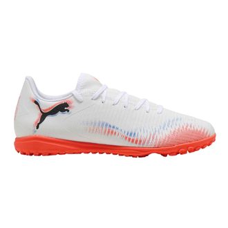 Puma Future 8 Play Kunstrasen Turnschuhe f&uuml;r Herren (Wei&szlig;/Schwarz/Rot)