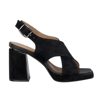 Alma En Pena Hoher Sandale mit Riemen - - Shoes - Damen - Schwarzk - 42 EU