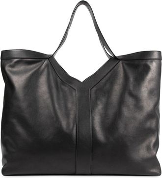 Saint Laurent Y Maxi Tote in Grained Leather