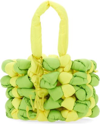J.W.Anderson Mens Woven Tote Bag Green Outer: Polyamide Handbags Hand