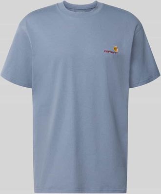 Carhartt Work in Progress Regular Fit T-Shirt aus reiner Baumwolle Modell American Script