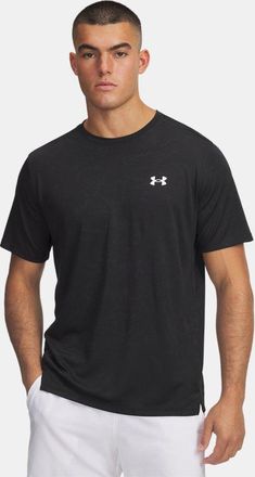 Under Armour Tech Vent Kurzarm-Oberteil aus JacqUnder Armourrd für Herren Schwarz / Weiß XXL