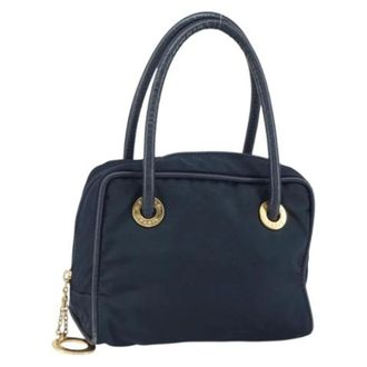 Celine Sac &agrave; main vintage en nylon Pre-owned - Femme - Pre-owned - Bleu - Taille: ONE Size