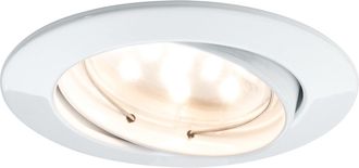 Paulmann 927.65 Premium EBL Set Coin klar rund schwenkbar LED 3x6,8W 2700K 230V 51mm Weiss matt 92765 Spot Einbaustrahler Einbauleuchte