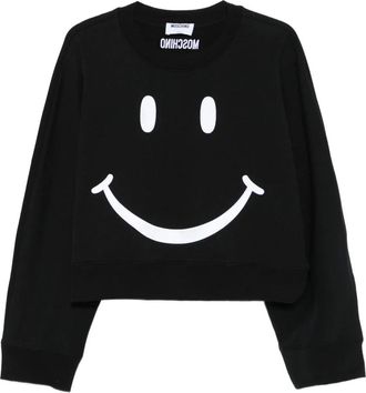 Moschino Femme, Sweatshirts et sweats à capuche, Noir, Taille: 38 FR Fantaisie Noir Sweat