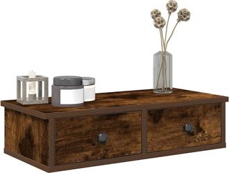 Generic Wandregal mit Schubladen, Stilvoller Geschlossener Aufbewahrungsorganisator, Schwebender Schrank aus Holzwerkstoff f&uuml;r Wohnzimmer, Schlafzimmer und He