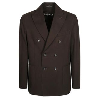 Circolo 1901 Homme, Vestes, Brun, Taille: XL Giacca DP Felpa