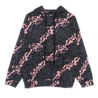 Vision Of Super Leopard Hoodie Pink/Grey Leichter Sweatshirt - - Sweatshirts & Hoodies - Herren - Mehrfarbig - XL