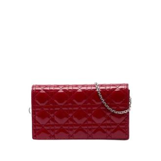 Dior Sac bandouli&egrave;re vintage doccasion - Femme - Pre-owned - Rouge - Taille: ONE Size