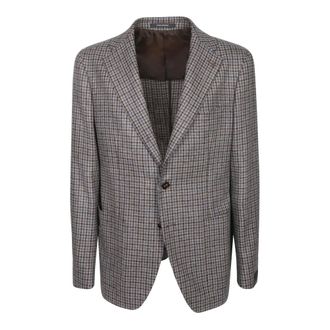 Tagliatore Strukturierte Tweed-Jacke - - Jackets - Herren - Braun - XL