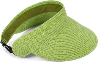 styleBREAKER Cap Papierstroh Visor Cap Einfarbig