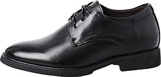 Generic Chaussures habill&eacute;es for Hommes, Chaussures Derby &agrave; Lacets et Bout Pointu, en Cuir, &agrave; Talon carr&eacute;, antid&eacute;rapantes, Basses, Classiques(40 EU)