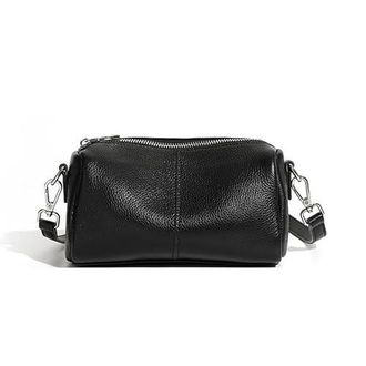 Generic Sac &agrave; bandouli&egrave;re pour femme, sac &agrave; main en cuir souple, sac &agrave; main &agrave; bandouli&egrave;re cylindrique, sac &agrave; main vintage, sac &agrave; main Hobo de design, voyage d