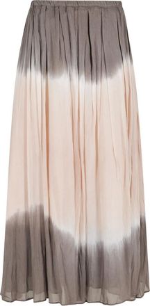 Roberto Collina Femme, Jupes, Multicolore, Taille: 36 FR Longue jupe tie-dye
