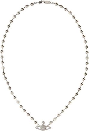 Vivienne Westwood Thames Mini Bas Relief Halskette - - Accessories - Damen - Wei&szlig; - ONE SIZE
