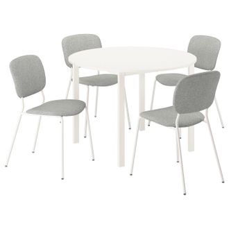 IKEA VIHALS / VIHALS Tisch und 4 St&uuml;hle