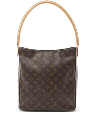 Louis Vuitton sac porté épaule Looping GM (2006) - Marron