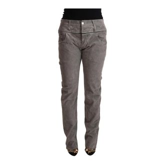 Acht High Waist Straight Fit Jeans - - Jeans - Damen - Grau - W34