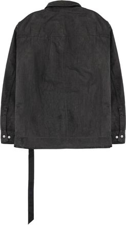 Rick Owens Cotton Worker Jacket - Black