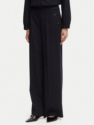 French Connection Stoffhose Alia 749A3 Dunkelblau Wide Leg
