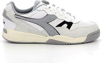 Diadora Winner SL, Sneakers Basses Mixte, Gris/Blanc, 44