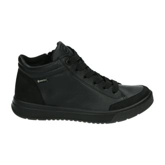 Ara Sportliche Schwarze Ledersneakers - - Shoes - Damen - Schwarzk - 38 1/2 EU
