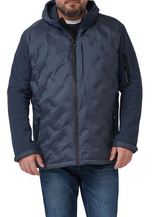 s.Oliver Hybrid-Jacke mit sportiven Details und Kapuze