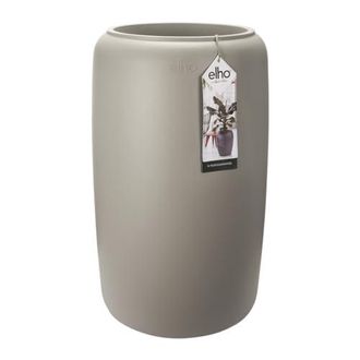 ELHO Pure Beads 40 - Übertopf für Innen & Außen - Ø 39.2 x H 65.7 cm - Beige/Balanced Beige