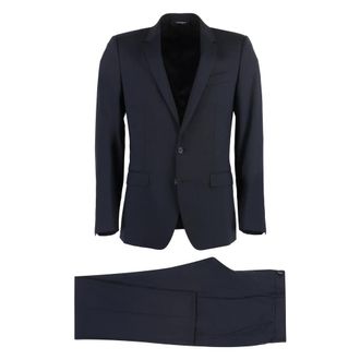 Dolce & Gabbana Martini Anzug - - Suits - Herren - Blau - M