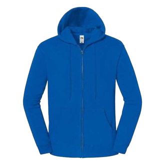 Fruit Of The Loom Fruit of the Loom - Iconic Premium Hoodie mit durchgehendem Rei&szlig;verschluss f&uuml;r Herren/Damen Unisex (K&ouml;nigsblau)