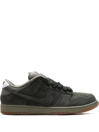 Nike baskets SB Dunk Low Pro B - Vert