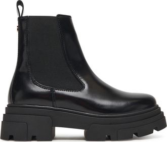 Tommy Hilfiger Klassische Stiefeletten Tommy Hilfiger Shiny FW0FW09042 Schwarz