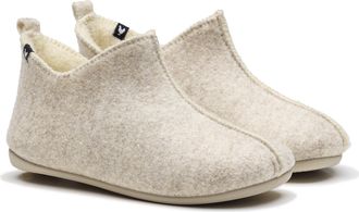 Walk In Pitas | RIKA | Filzpantoffeln f&uuml;r Damen | Hausschuh | Slipper | Bequeme Schlappen | Mules Geschlossene rutschfeste | Winter Clogs Gef&uuml;ttert | Walkinpitas-Sc