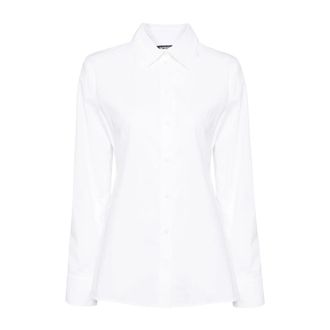 Jacquemus Les Sculptures Bluse - - Blouses & Shirts - Damen - Wei&szlig; - XS