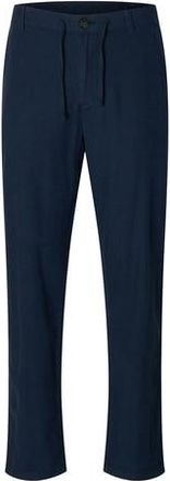 Selected Pantalon en coton et lin