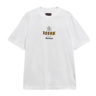 Barbour Homme, Tops, Blanc, Taille: L Vynil Tee