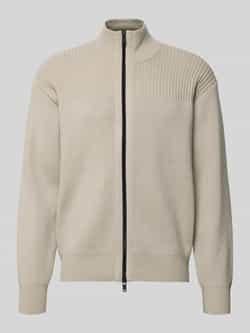 Boss Orange by Hugo Boss Regular Fit Strickjacke aus Woll-Mix Modell KRATALO