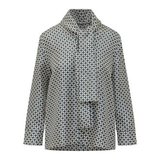 Max Mara Damen, Blusen & Hemden, Blau, LGr&ouml;&szlig;e