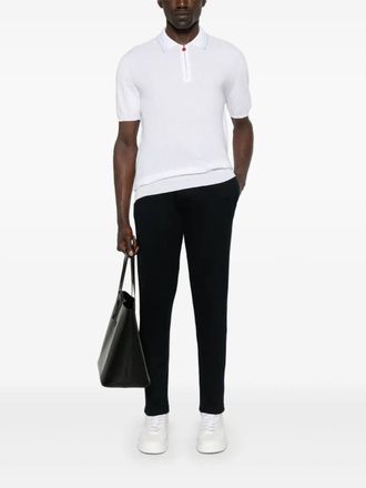 Kiton Womens Textured Polo Shirt Ss25 M