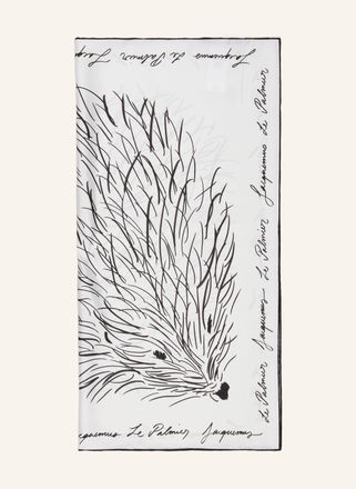 Jacquemus Jacquemus Seidentuch Le Foulard Herisson weiss
