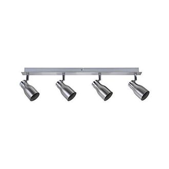 Paulmann 66689 Spotlight Meli max 4x10W GU10 Nickel satiniert 230V Metall Deckenleuchte Lampe LED Deckenlampe ohne Leuchtmittel Deckenstrahler