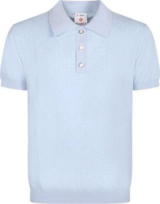 Casablanca Homme, Tops, Bleu, Taille: S Polo