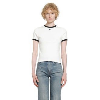 Courr&egrave;ges Signature Contrast T-Shirt