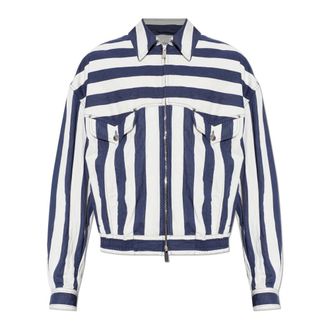 Versace Herren, Jacken, Blau, LGr&ouml;&szlig;e